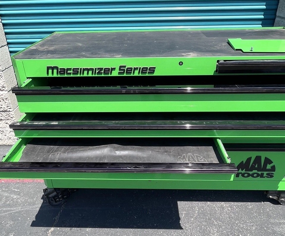 Mac Tools Macsimizer 10 Drawer Power Tool Box Workstation MB7432-LG ...