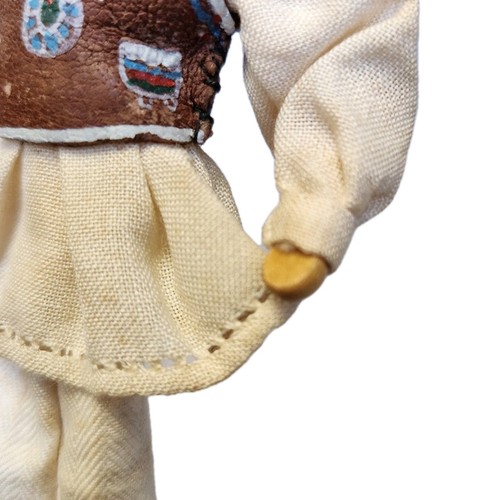 Hand Painted Wooden Peg Dutch Doll Cartimex Romania Vintage Antique ...