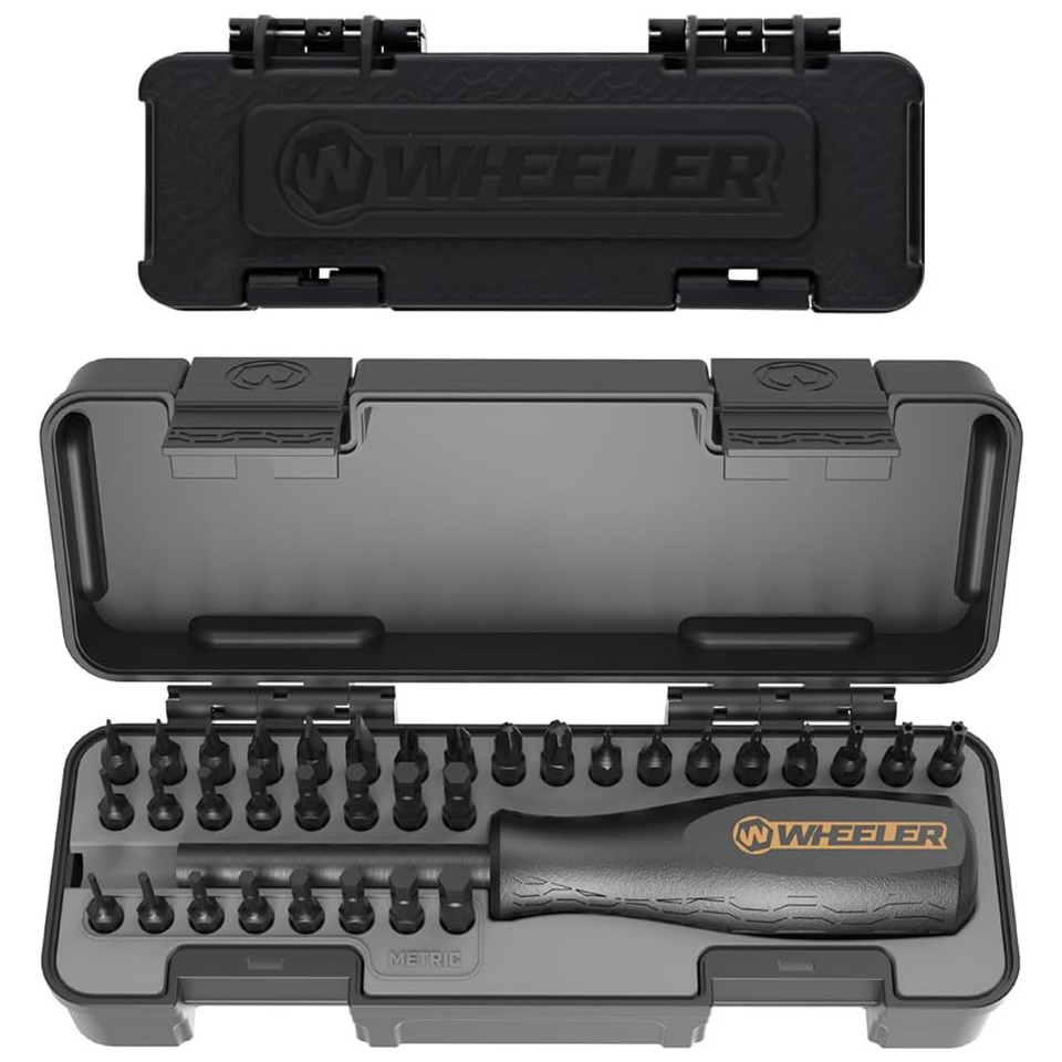 Wheeler Space Saver Gunsmithing Screwdriver Set with 26 Bits and ...