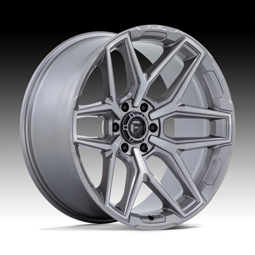 4/Fuel FC854AX Flux Brushed Platinum 20x10 6x135 -18mm ...