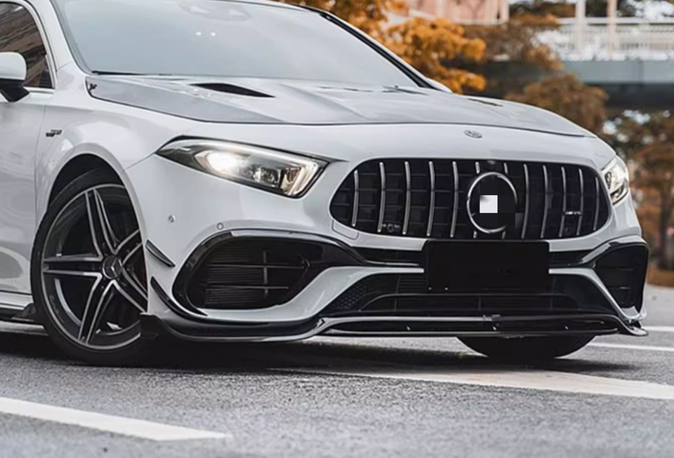 Dry Carbon Fiber TAKD Front Hood Vented Bonnet For Mercedes-Benz CLA ...