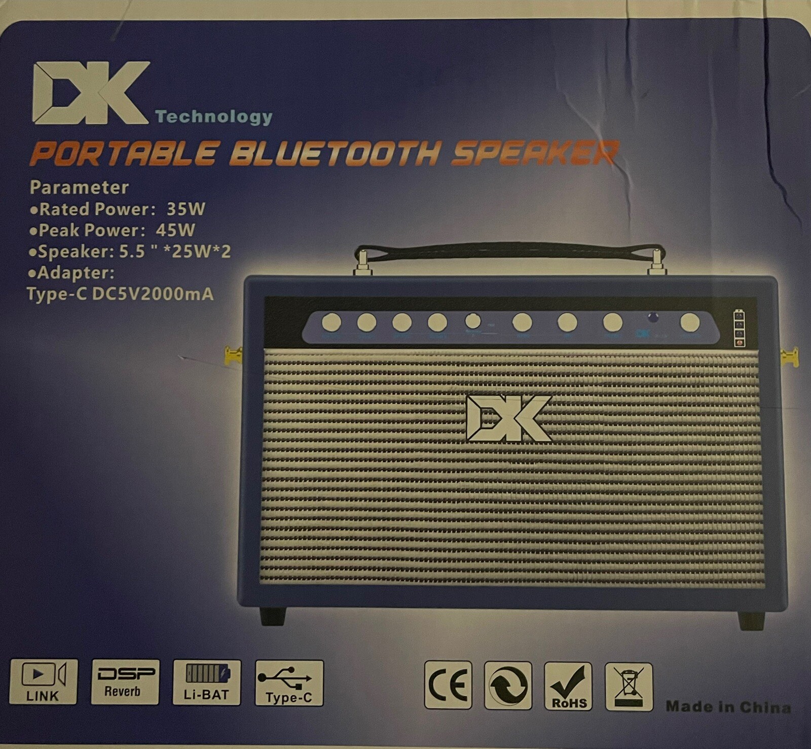 DK Technology Portable Bluetooth Speaker | eBay