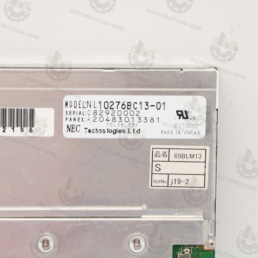 Used Display Nec Lcd Industrial NL10276BC13-01 6.5" 1024X768 Tft Panel ...