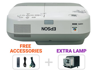 Epson BrightLink 475Wi 3LCD Projector Ultra Short Throw 2600 Lumens ...