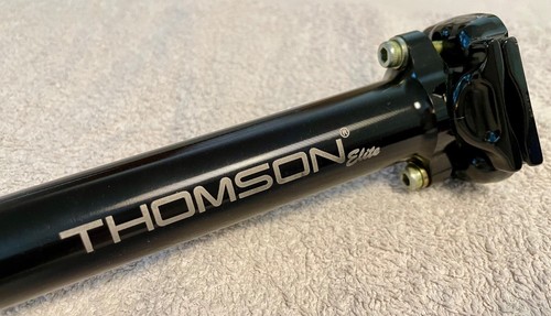 Thomson Elite Seatpost - Setback, 410x27.2mm, Black (SP-E113) | eBay