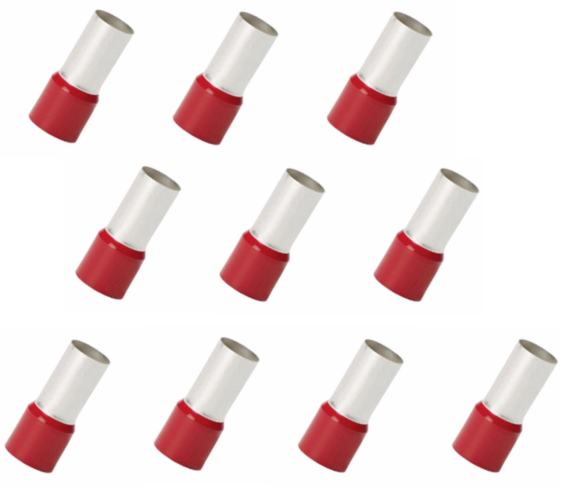 10pcs 2/0 Gauge Wire Ferrule Amplifier Ferrules AWG 2/0 Tin Copper Amp ...