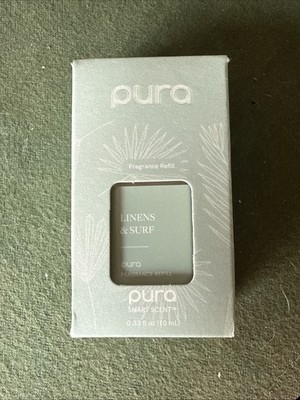 PURA Linens & Surf Home Plug-In Diffuser Smart Fragrance Refill 0.33 oz ...