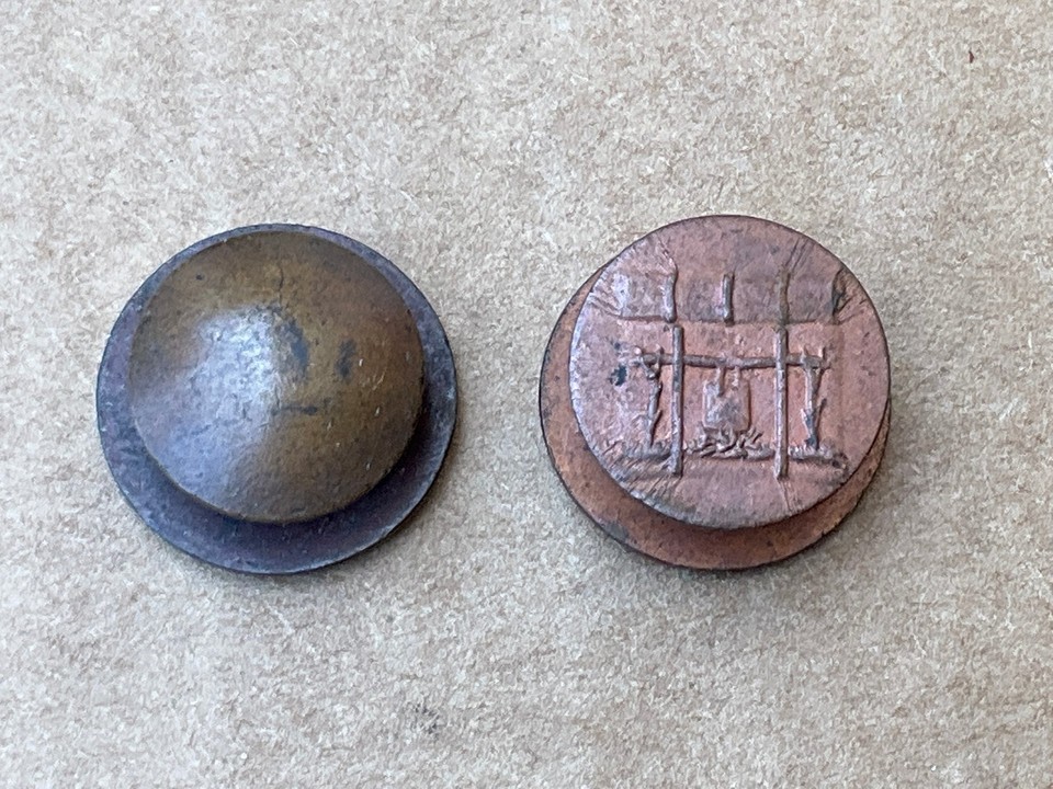 Two Antique GAR Lapel Button Grand Army Republic Veteran 1861-1866 | eBay