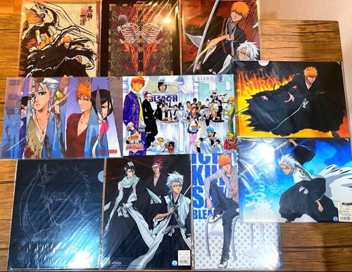 BLEACH Clear File Set - 9 Main + 2 Bonus Files - Rare Anime Merchandise ...
