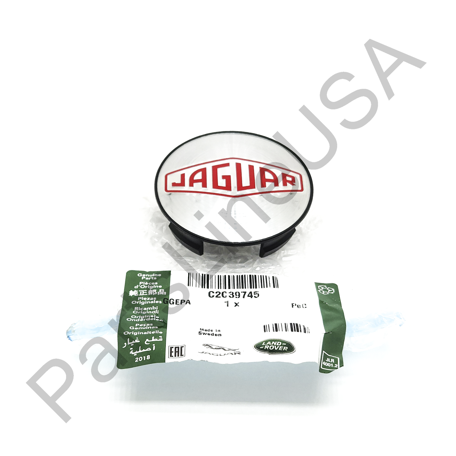 Genuine Jaguar Center Cap Badge Road Wheel C2C39745 | eBay