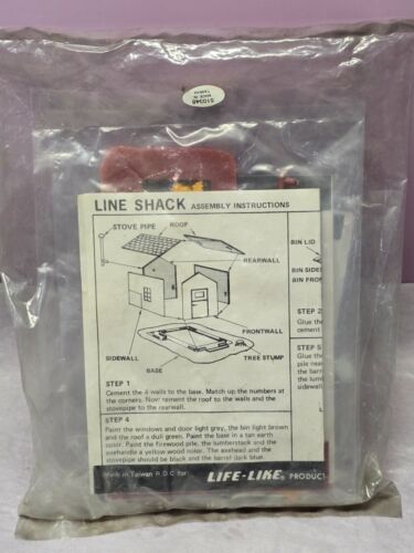 Life Like Trains Ho Scale Model Train Layout Scenery Building Kit Line ...