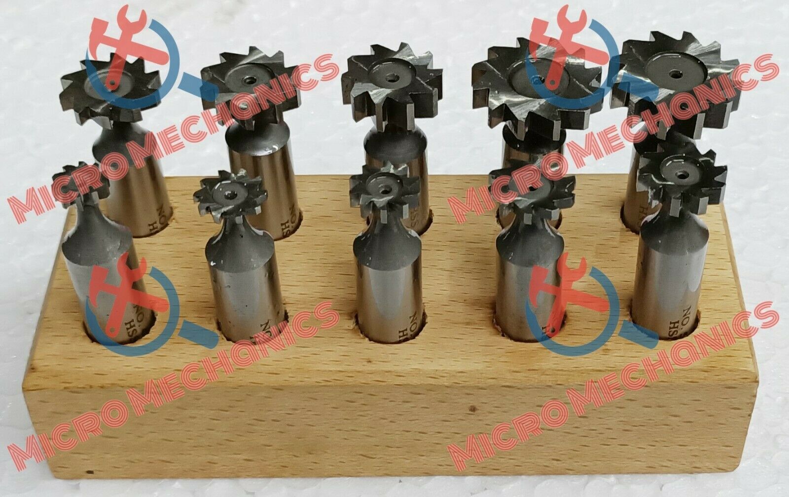 10 Piece HSS Woodruff Key Cutters Made Of German M2 Grade Tool Steel ...