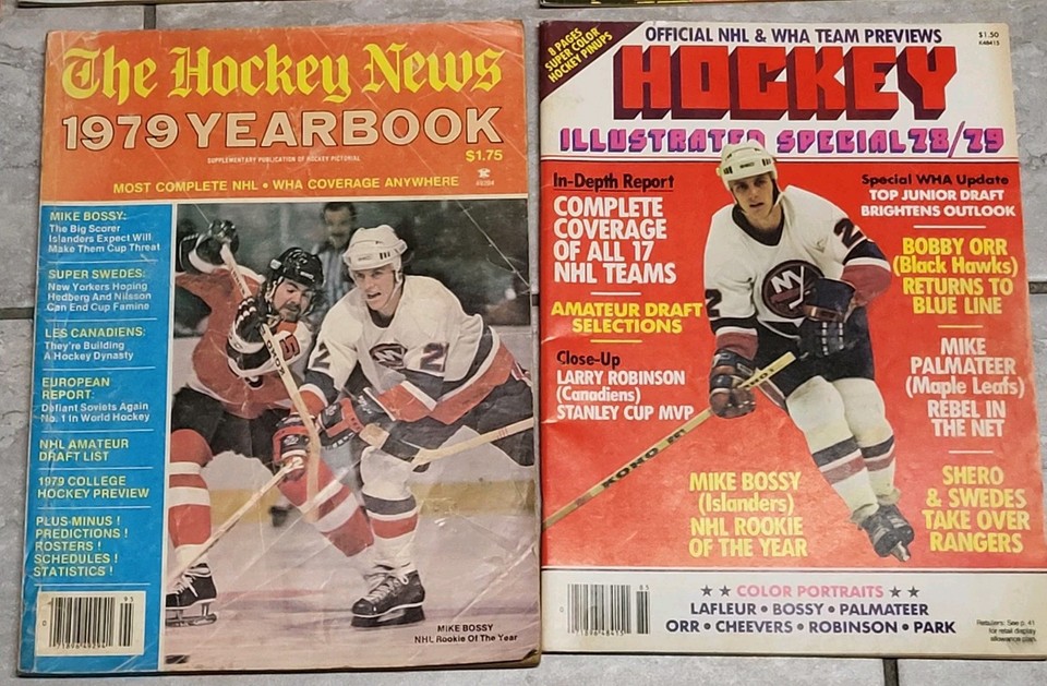 8 Vintage Hockey Magazines Lot All 1970s Orr Cheevers Bossy Dryden | eBay