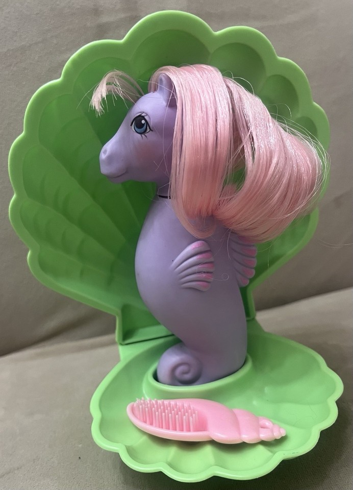 MLP 1984 G1 My Little Pony Sealight & Shell With Seapony Baby & Floatie ...