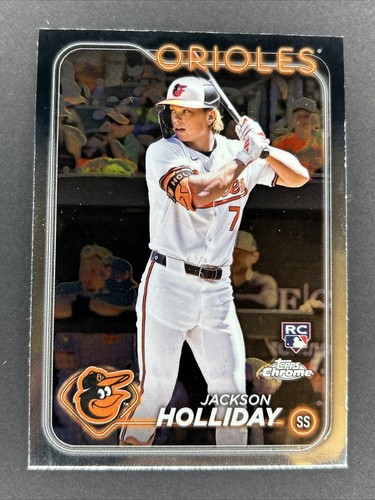 2024 Topps Chrome Jackson Holiday RC Card #88 - Baltimore Orioles ...