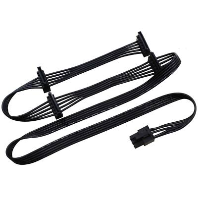 SEASONIC X 6 pin to 4x SATA DRIVER POWER cable FOR SEASONIC X750 X850 ...