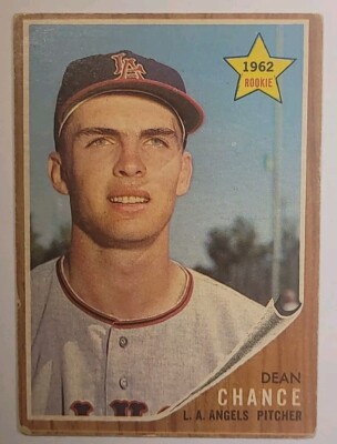 1962 Topps Dean Chance Rookie #194 Los Angeles Angels | eBay
