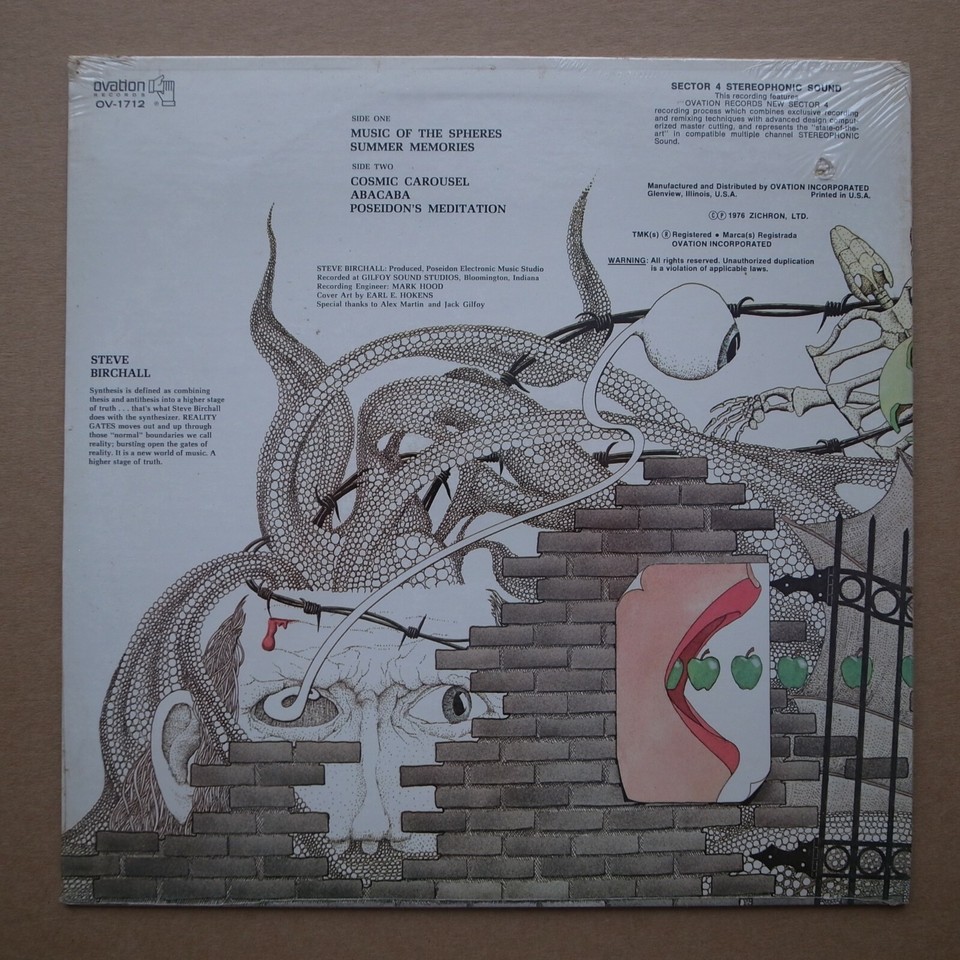 Steve Birchall ‎– Reality Gates 1976 SEALED US vinyl LP Ovation Records ...
