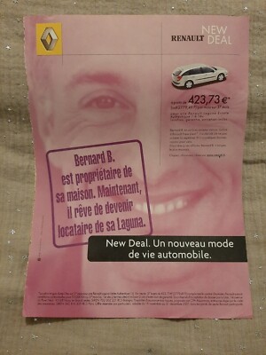 Pub de presse Renault laguna de 2001 - Old paper advertisement | eBay
