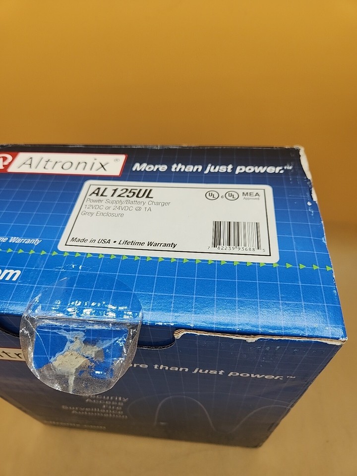 Altronix Power Supply/Battery Charger 12/24 VDC@1A 115 VAC AL125UL | eBay