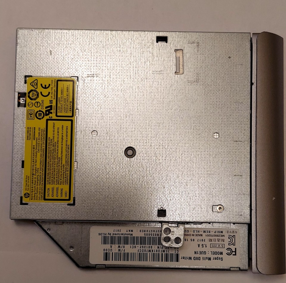 HP PROBOOK 450 G4 DVD+/-RW OPTICAL DRIVE GUE1N 9MM 801352-6C1 Super ...