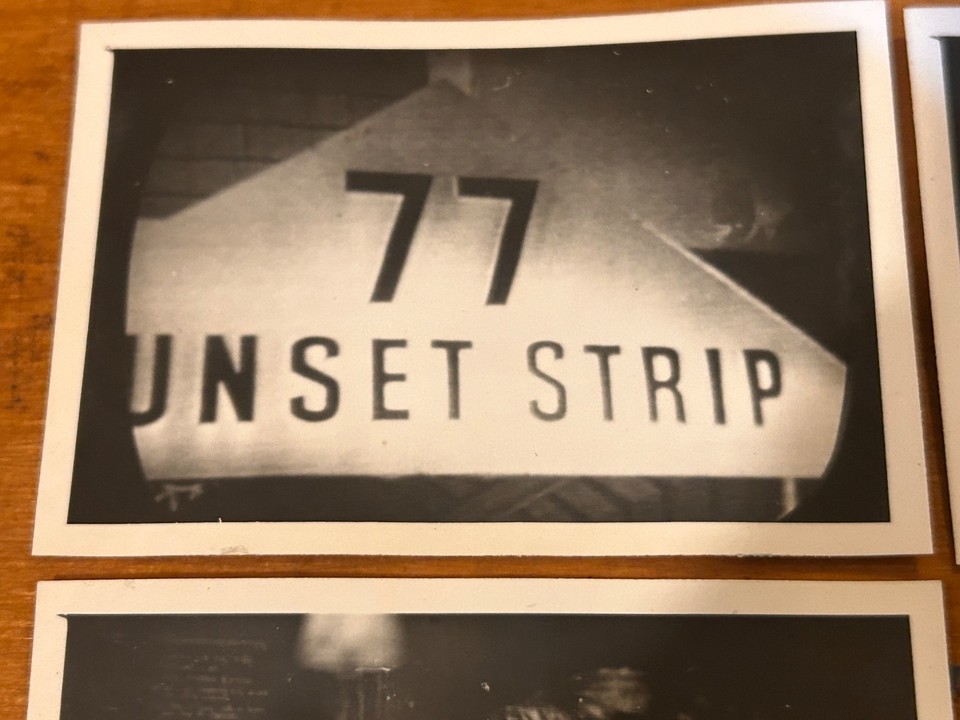 77 SUNSET STRIP 1962 MEXICO B/W PROMO PHOTOS Efrem Zimbalist Jr Roger ...