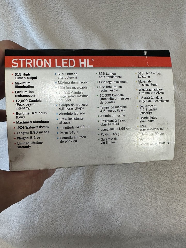 Streamlight 74787 Strion HL C4 LED Rechargable Flashlight 120/DC ...