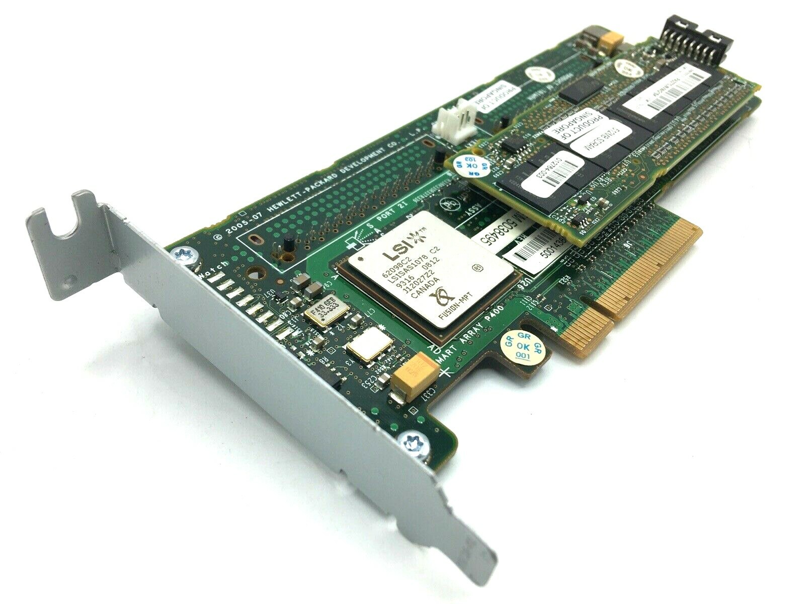 HP Smart Array P400/512MB RAID Card - LOW PROFILE + TESTED w/ WARRANTY ...