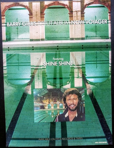 BARRY GIBB SHINE SHINE-LIONEL RICHIE GREATEST HITS 2 SIDED 1984 PROMO ...
