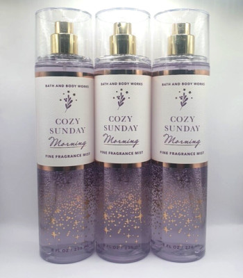 BATH AND BODY WORKS COZY SUNDAY MORNING BODY MIST 8 FL OZ EACH (3) | eBay