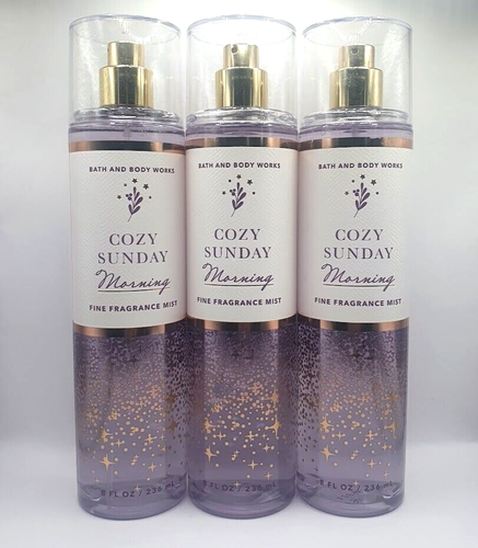 BATH AND BODY WORKS COZY SUNDAY MORNING BODY MIST 8 FL OZ EACH (3) | eBay