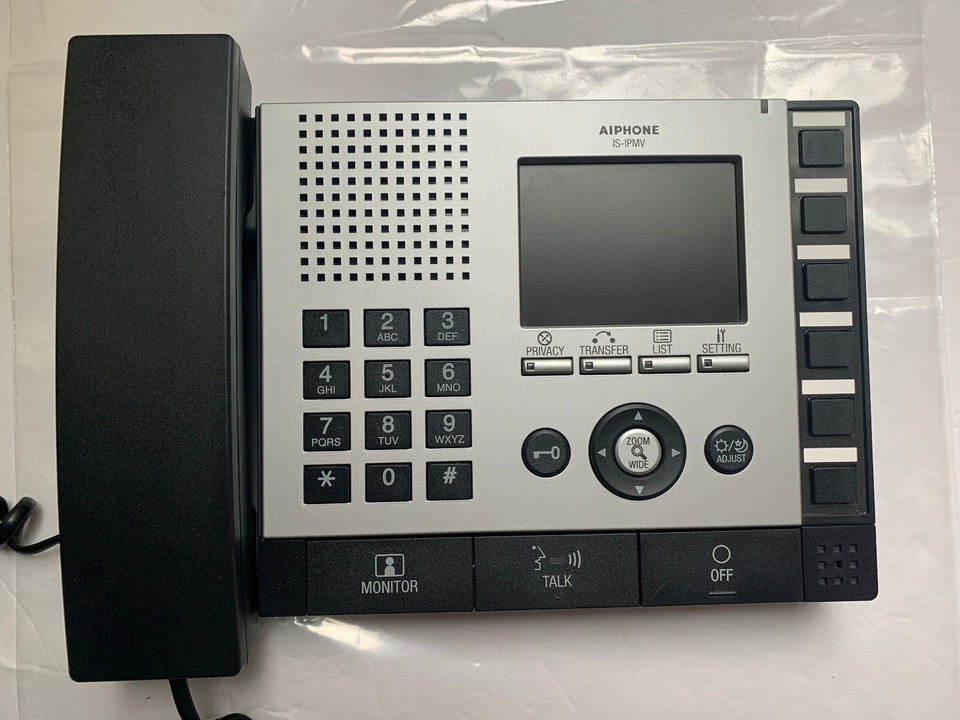 Aiphone IS-IPMV V2 IP Master Station for IS Series Video Door ...