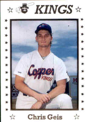 1990 Butte Copper Kings Sports Pro #22 Chris Geis Philadelphia ...