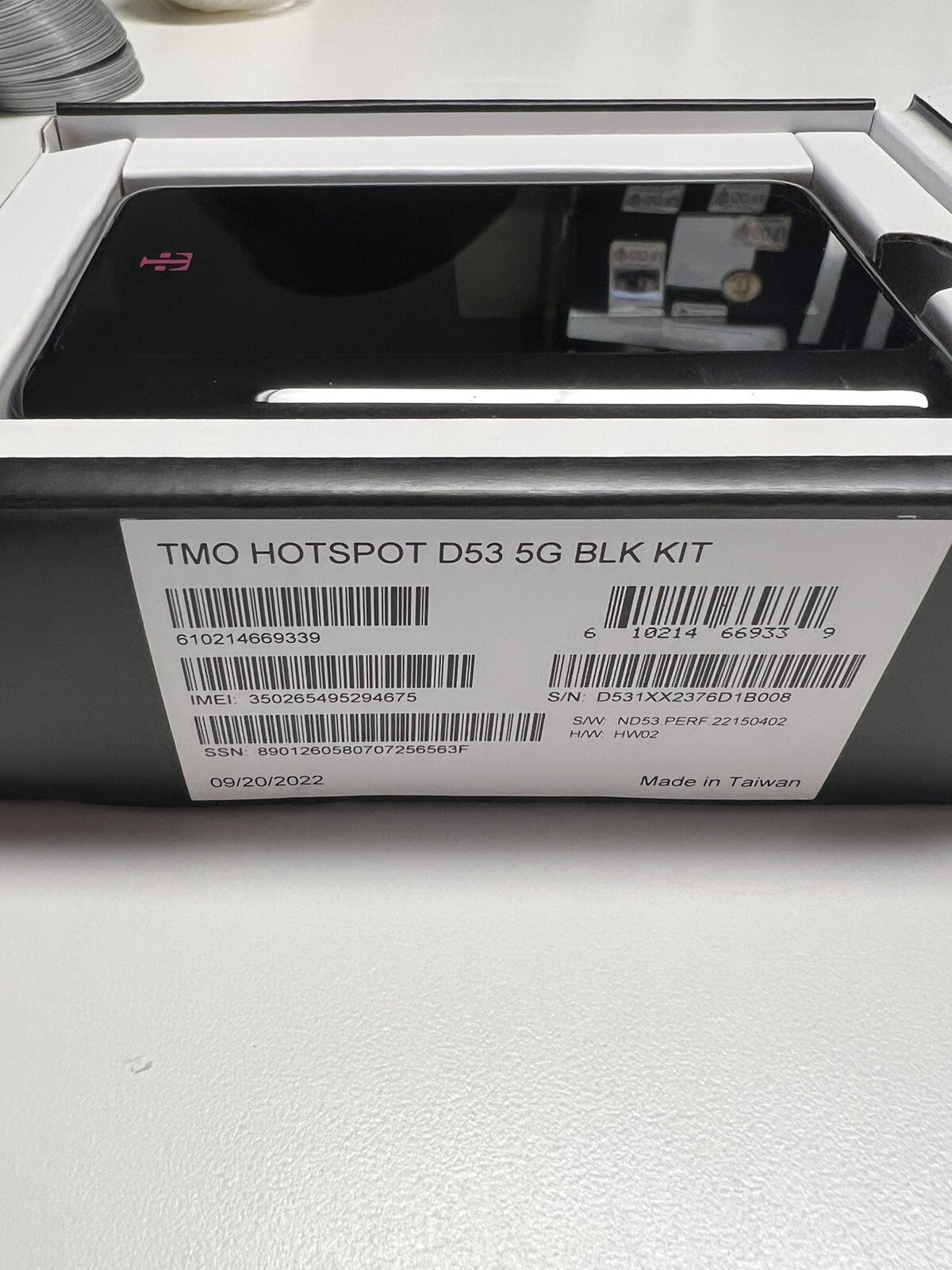 T-Mobile D53 5G Broadband Hotspot Up to 32 Devices Long Lasting Battery ...