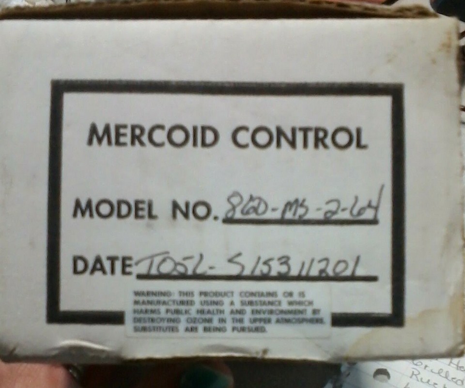 Mercoid 860-MS-2-64 Temperature Control Switch | eBay