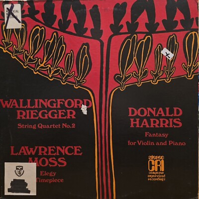 WALLINGFORD RIEGGER, LAWRENCE MOSS, DONALD HARRIS LP | eBay