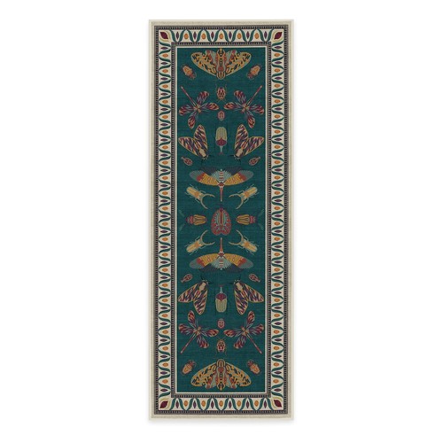 x Iris Apfel Runner Rug - Perfect Modern Washable Rug for Entryway ...