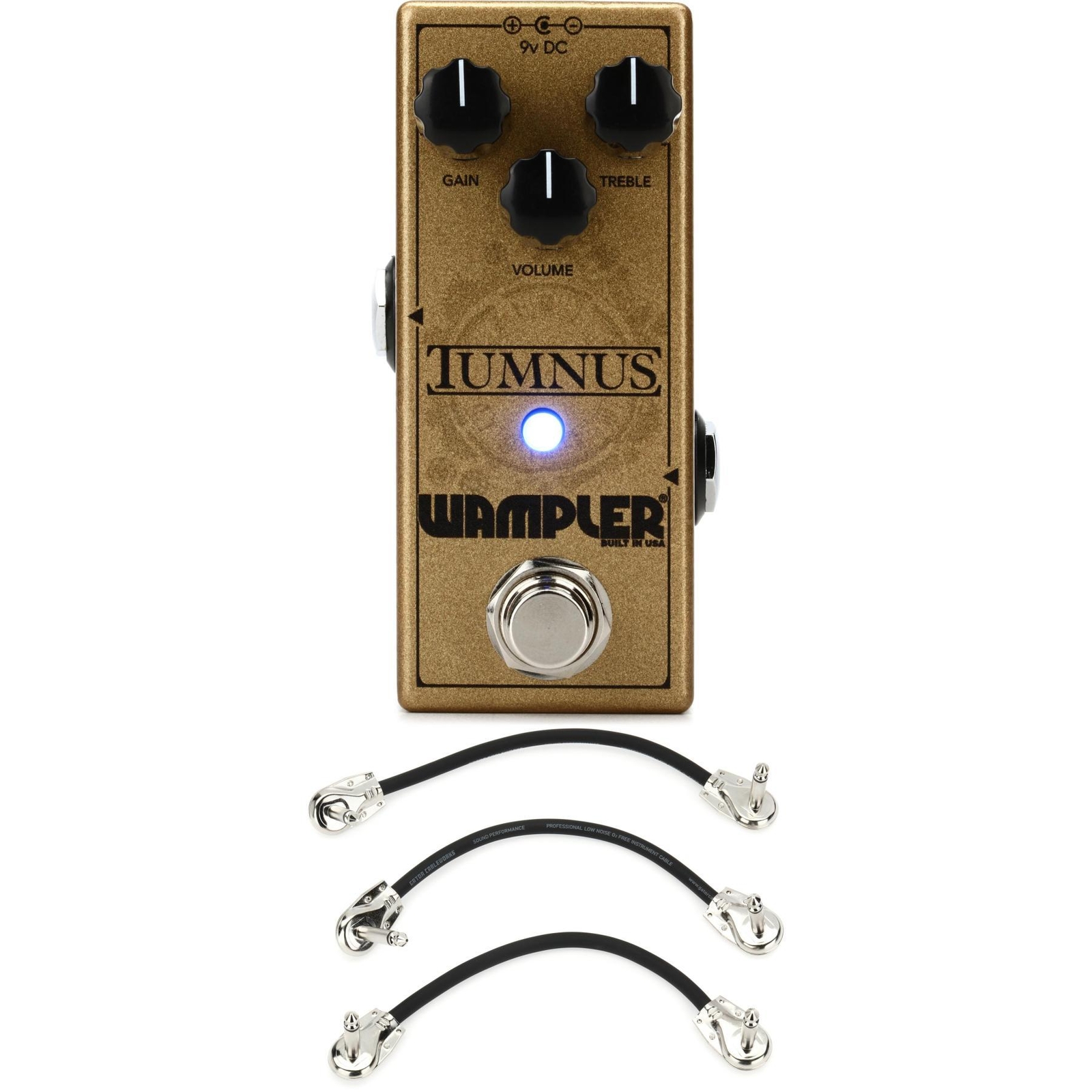 Wampler Tumnus Transparent Overdrive Pedal with Patch Cables | eBay