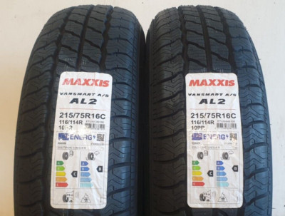 2 X 215/75 16 C MAXXIS ALL SEASON AL2 2157516C 10PLY VAN CAMPERVAN - EU ...