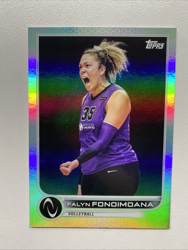 2023 Topps Athletes Unlimited Falyn Fonoimoana Rainbow Foil Volleyball ...