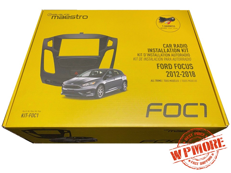 iDatalink Maestro Dash KIT KIT-FOC1 for Ford Focus 2012-2018 with All ...
