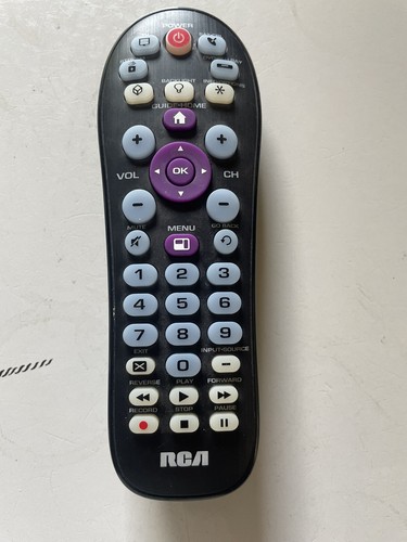 RCA RCR414BHE 4-Device Universal Remote Control Pre-Owned Black Tested ...