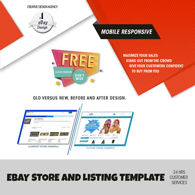 Ebay Store Design & Listing Template Professional Fully Custom 2021 ...