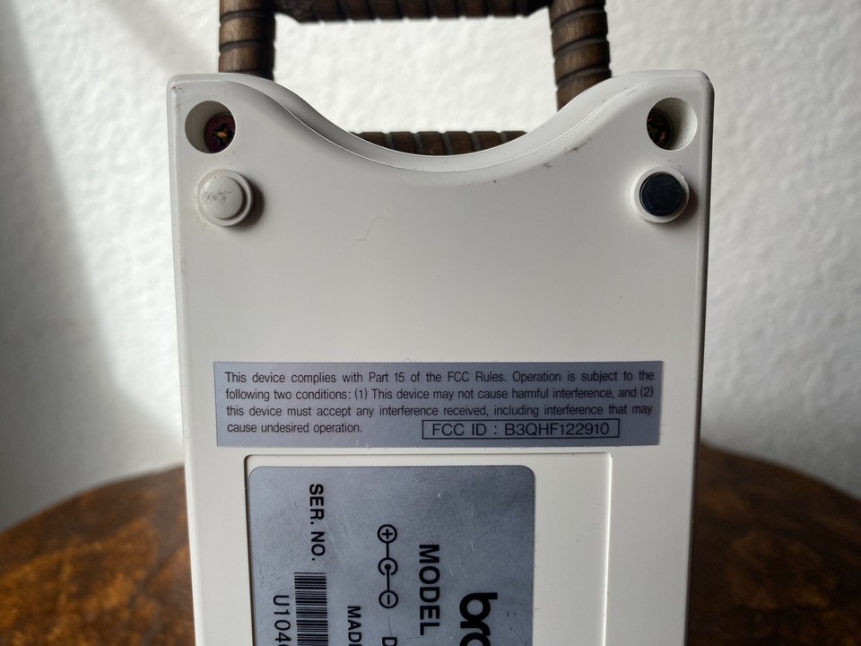 Brother PE Design Serial Card Reader / Writer Embroidery, Untested, AS ...