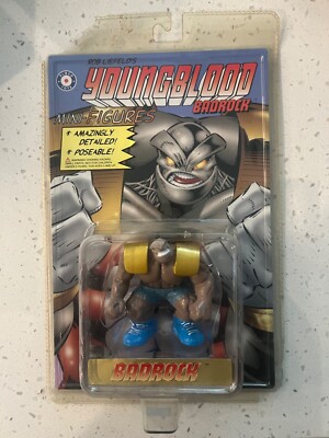 1995 Placo Toys Youngblood Badrock Mini Figure | eBay
