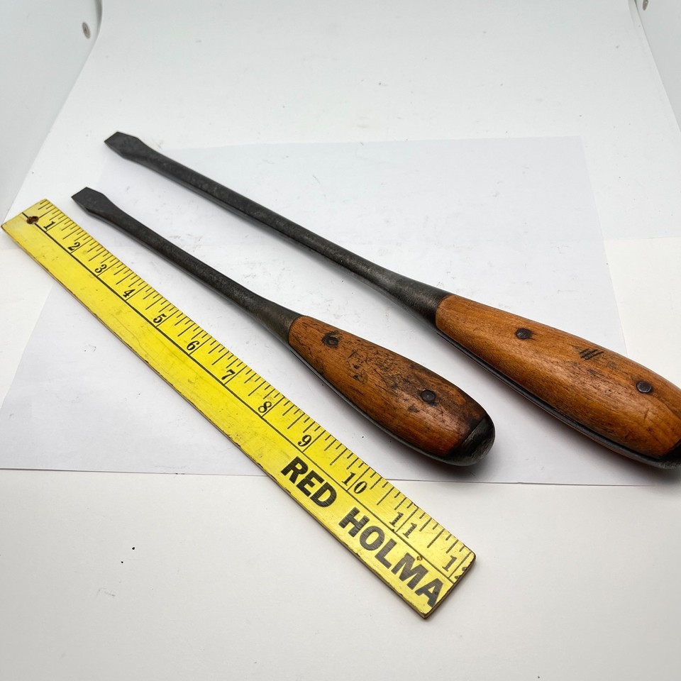 Vintage IRWIN - USA Perfect Handle Flathead Screwdrivers | eBay