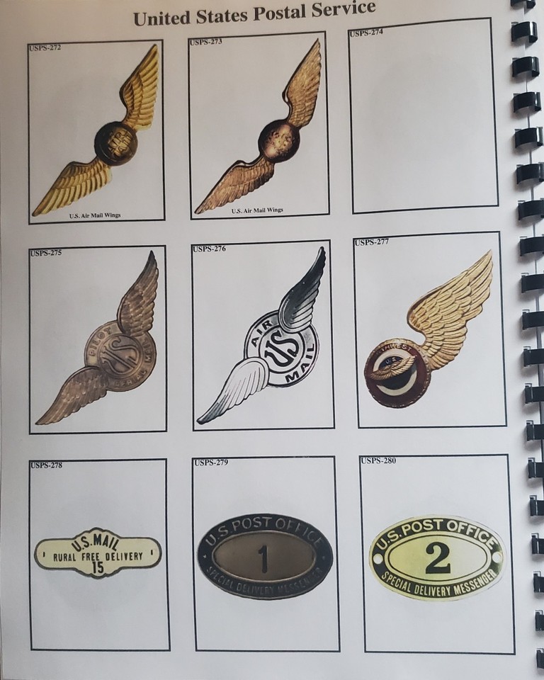UNITED STATES POSTAL SERVICE BADGES BOOK by Lucas | eBay