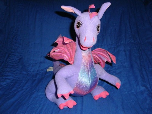 2002 Barbie Rapunzel Dragon Penelope Plush Talks/Wings move 12" | eBay