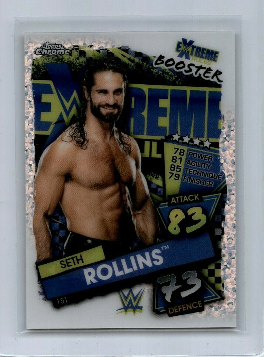 2021 Topps Chrome WWE Slam Attax - Speckle Refractor #95 Seth Rollins ...