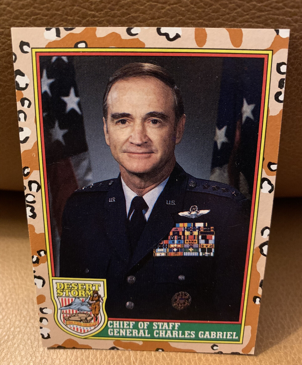 1991 Topps Desert Storm #7 - Chief Of Staff General Charles Gabriel | eBay